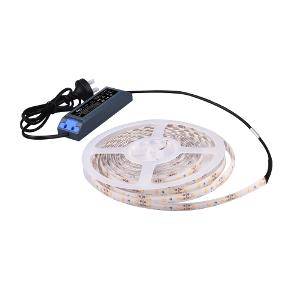 Sunny Lighting FLP12V5M/WW/S Pre Wired LED Strip Lighting Kit, 5m, Warm ...