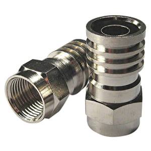 Matchmaster 08MM-F6M Connector RG6 Crimp On ‘F’ Type (100 Pack) | Buy ...