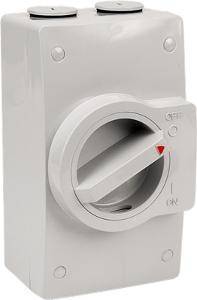 NHP NL140L Weatherproof Isolating Switch 2 pole 40A 250V AC – Large ...