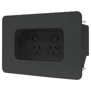 Rec wall point built in cable manag blk MAT04MM-RP03 | Buy Online ...