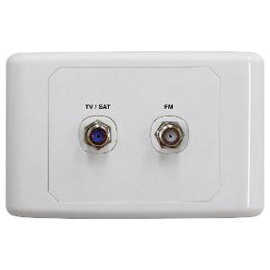 Outlet plate sat/tv plus fm power pa MAT05MM-WP05 | Buy Online ...