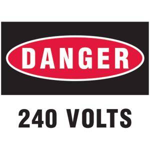 Danger 240v label 110x90mm 5pk MMS-DAN240 | Buy Online – Adelaide ...