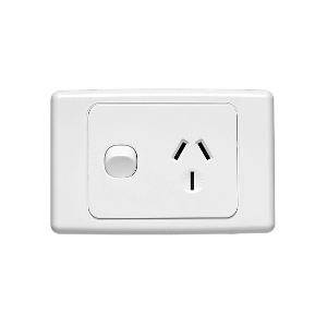 Gpo socket swt sing 20a 250v white CLI2015/20WE | Buy Online – Adelaide ...