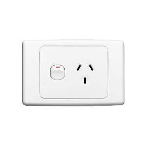Gpo socket swt sing dp 10a 250v white CLI2015DWE | Buy Online ...