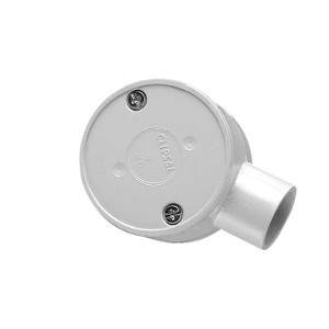 Junction box round shallow pvc 25mm 1way CLI240/25/1GY | Buy Online ...
