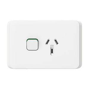Socket sw horiz single 10a 250v xw CLI3015XW | Buy Online – Adelaide ...