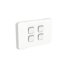 Switch horiz 4g 1/2way 10ax 250v CLI3044HAVW | Buy Online – Adelaide Building Supplies , SA