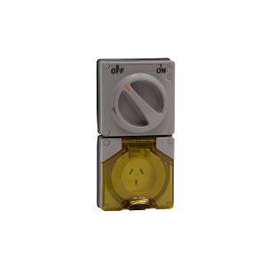 Outlet switched ip66 3pin 10a 250v le rw CLI56C310LERW | Buy Online ...