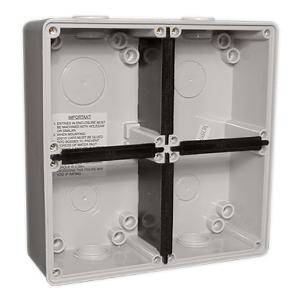 Mounting box 4 gang grey CLI56E4GY | Buy Online – Adelaide Building ...