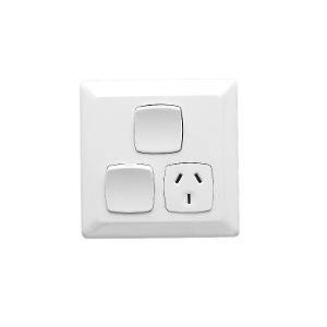 Gpo single 10a with x/switch 250v white CLIP2015XWE | Buy Online ...