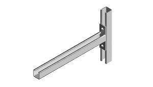 Bracket cantilever unsupported 300mm hdg BURCL300H | Buy Online ...