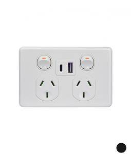 Fully integrated dual usb charger power GSMPUPP2USB2GAC | Buy Online ...