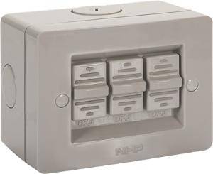 Switch w/p ip66 sm 3g 1p 2w 16a 250v lge NHPNLSW316L | Buy Online ...