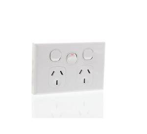 Double gpo 10a 250v with extra switch RVLP2HX | Buy Online – Adelaide ...