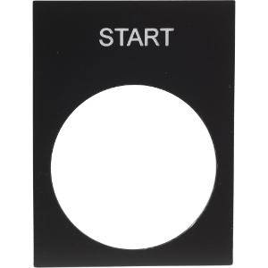 Legend plate start black 30×40 for 22mm SCHZB2BY2303 | Buy Online ...